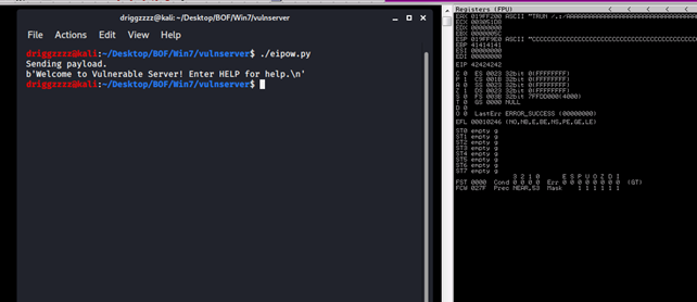 Buffer Overflows – VulnServer – Dan Rigby PenTesting